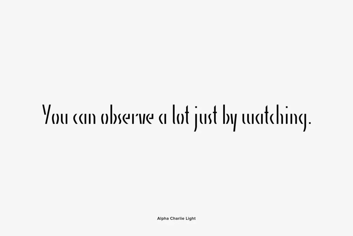 Alpha Charlie Font - FontPath