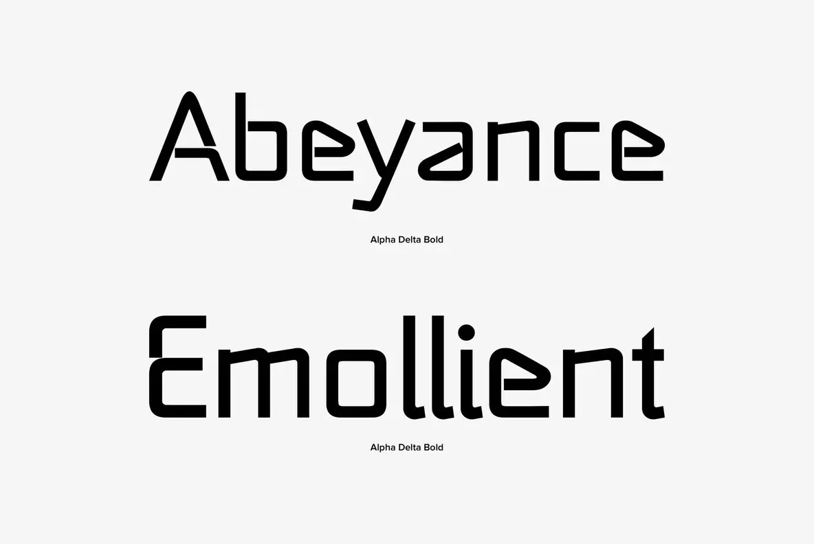 Alpha Delta Font - YouWorkForThem