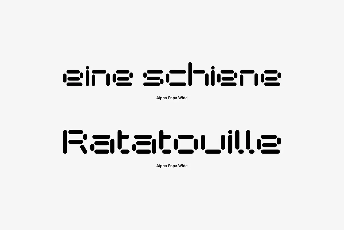 Alpha Papa Font - FontPath