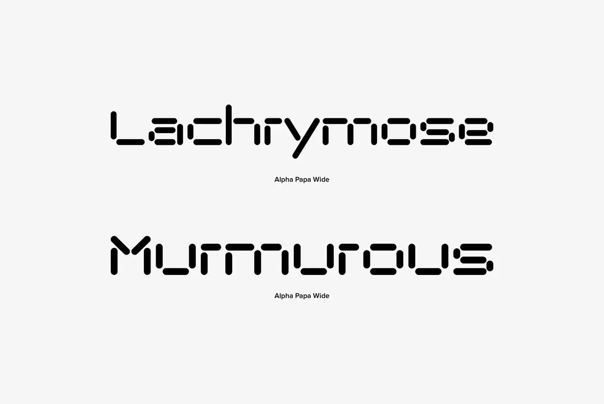 Alpha Papa Font - FontPath