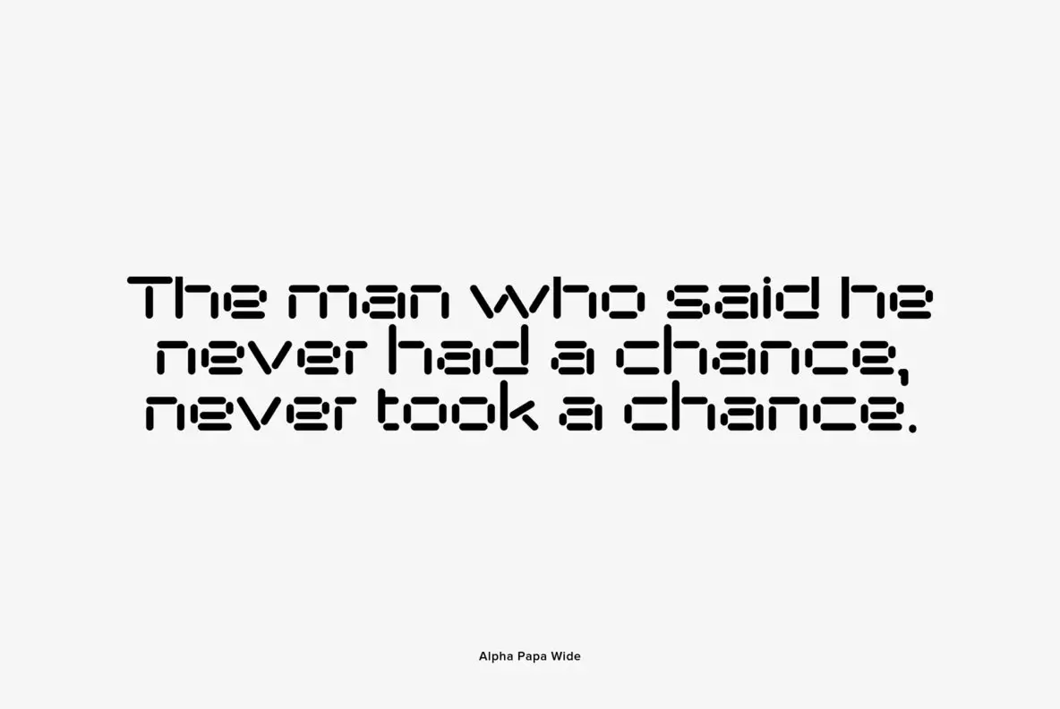 Alpha Papa Font - YouWorkForThem