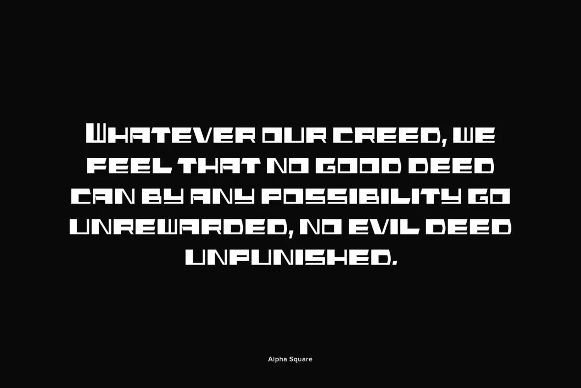 Alpha Square Font - FontPath