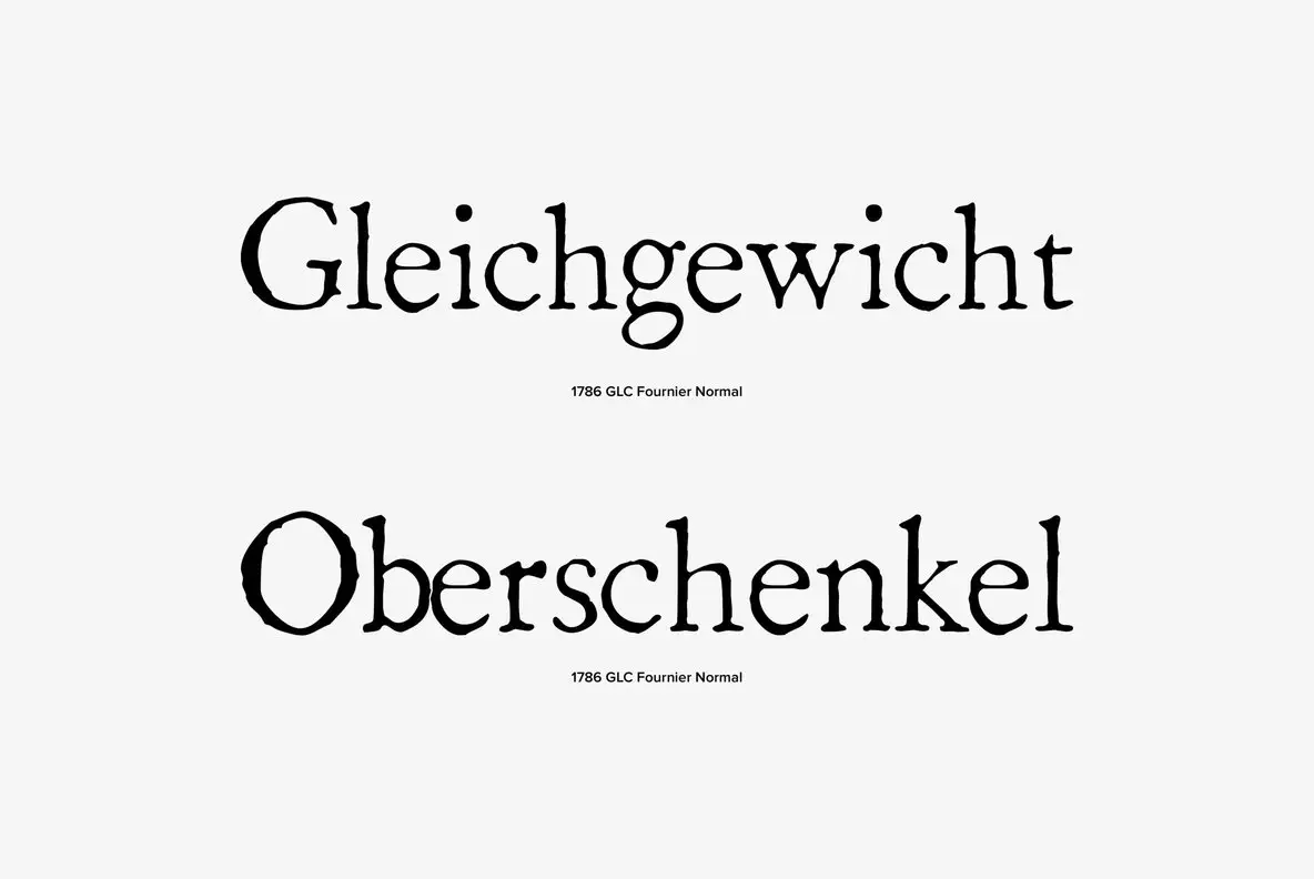 1786 GLC Fournier Font - YouWorkForThem