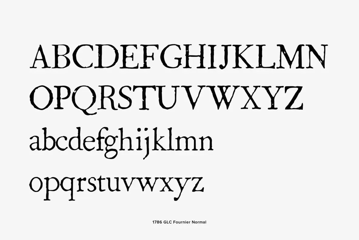1786 GLC Fournier Font - YouWorkForThem
