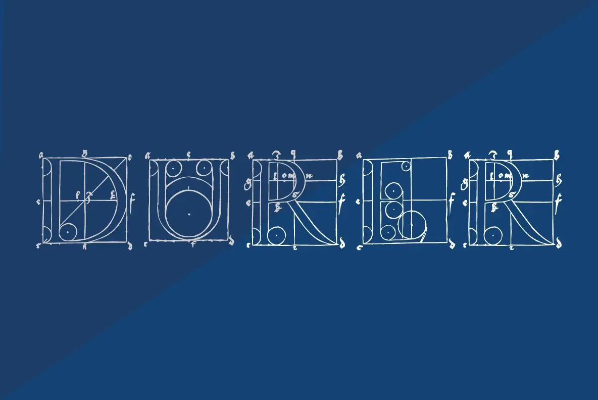 1525 Durer Initials Font - YouWorkForThem