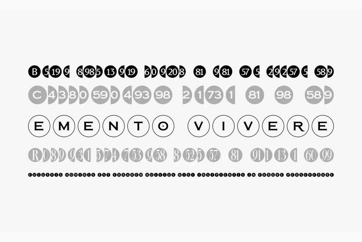 Bullet Numbers Font - FontPath