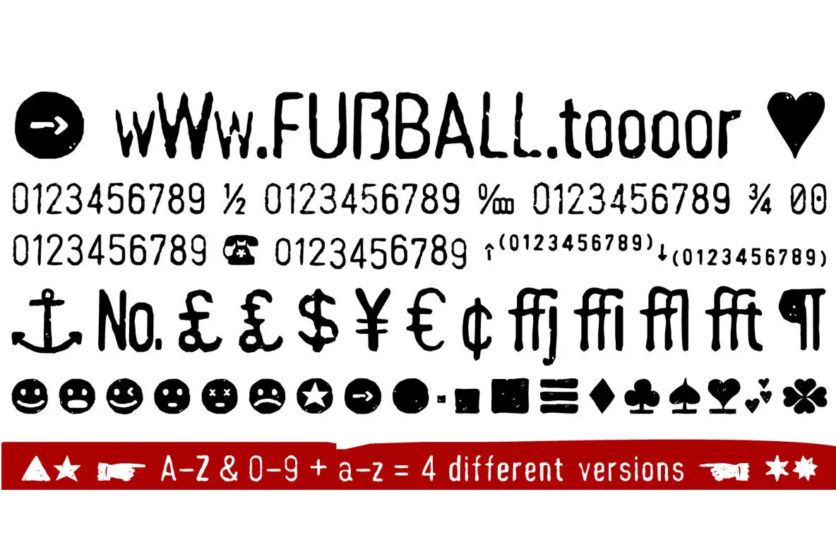 Hand Stamp Gothic Rough Font - FontPath