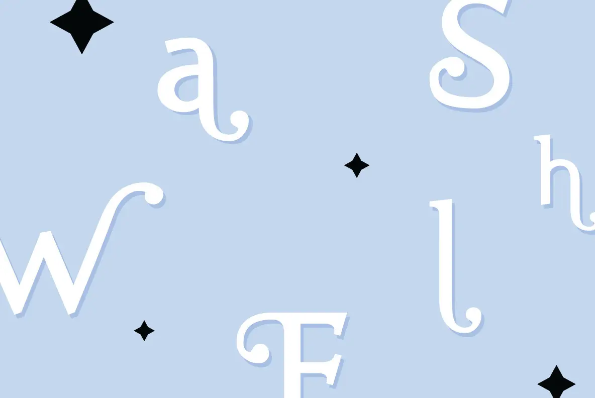 Ela Swashes Font - FontPath