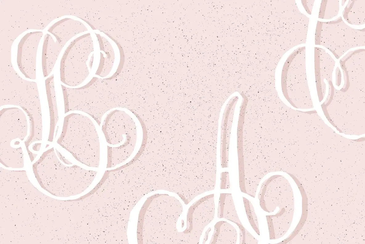 1864 GLC Monogram Font - YouWorkForThem