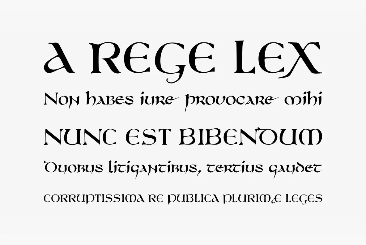 750 Latin Uncial Font - YouWorkForThem