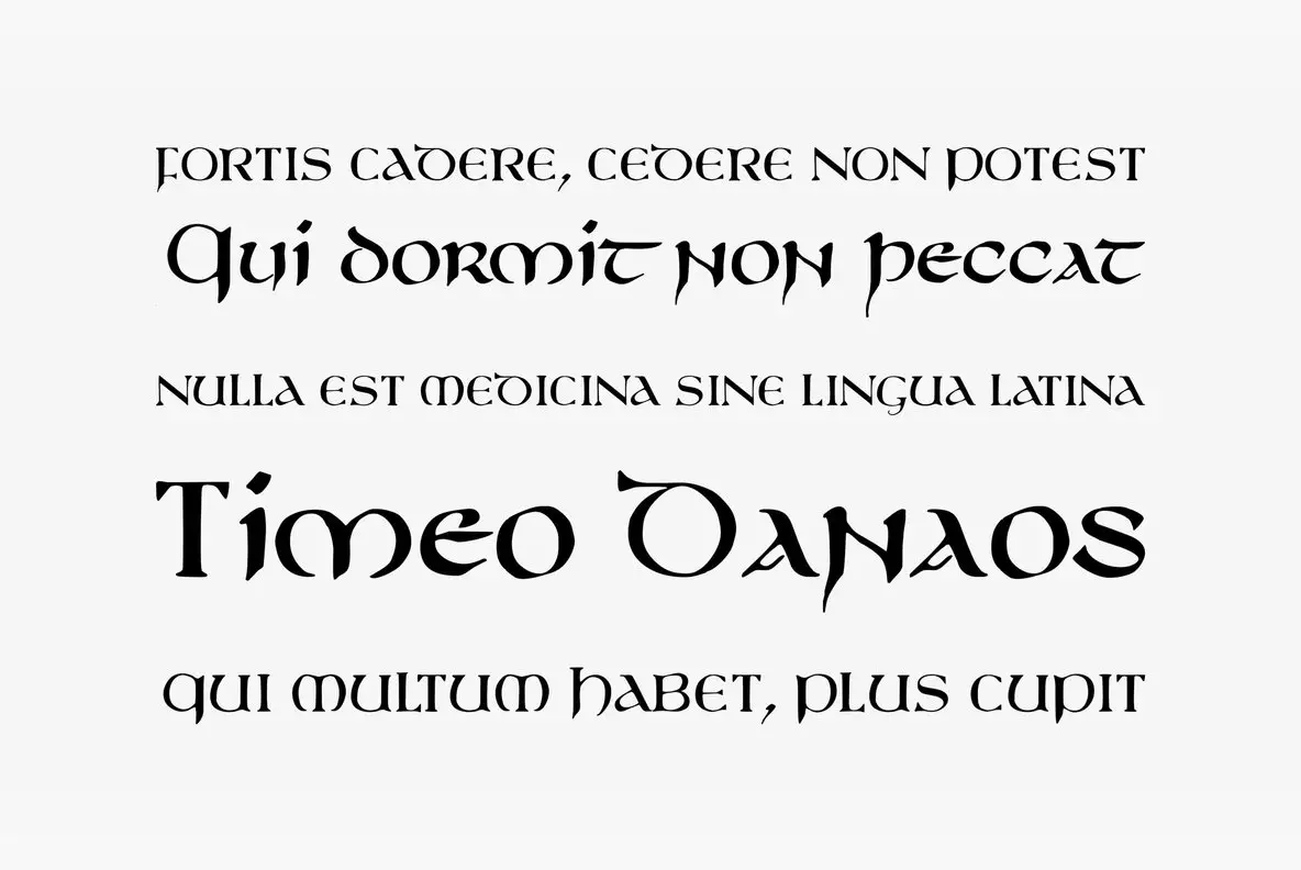 750 Latin Uncial Font - FontPath