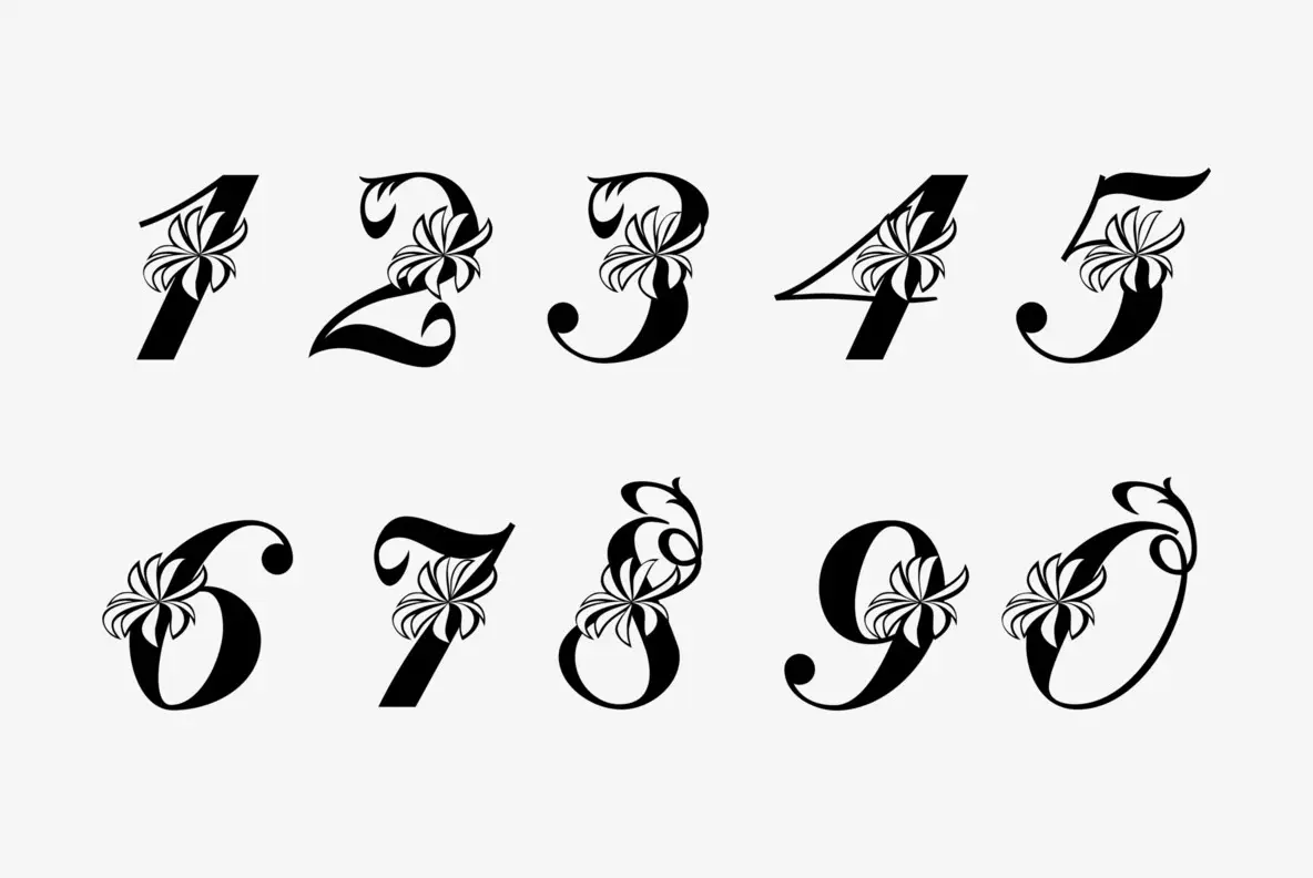 Floral Script Font - YouWorkForThem