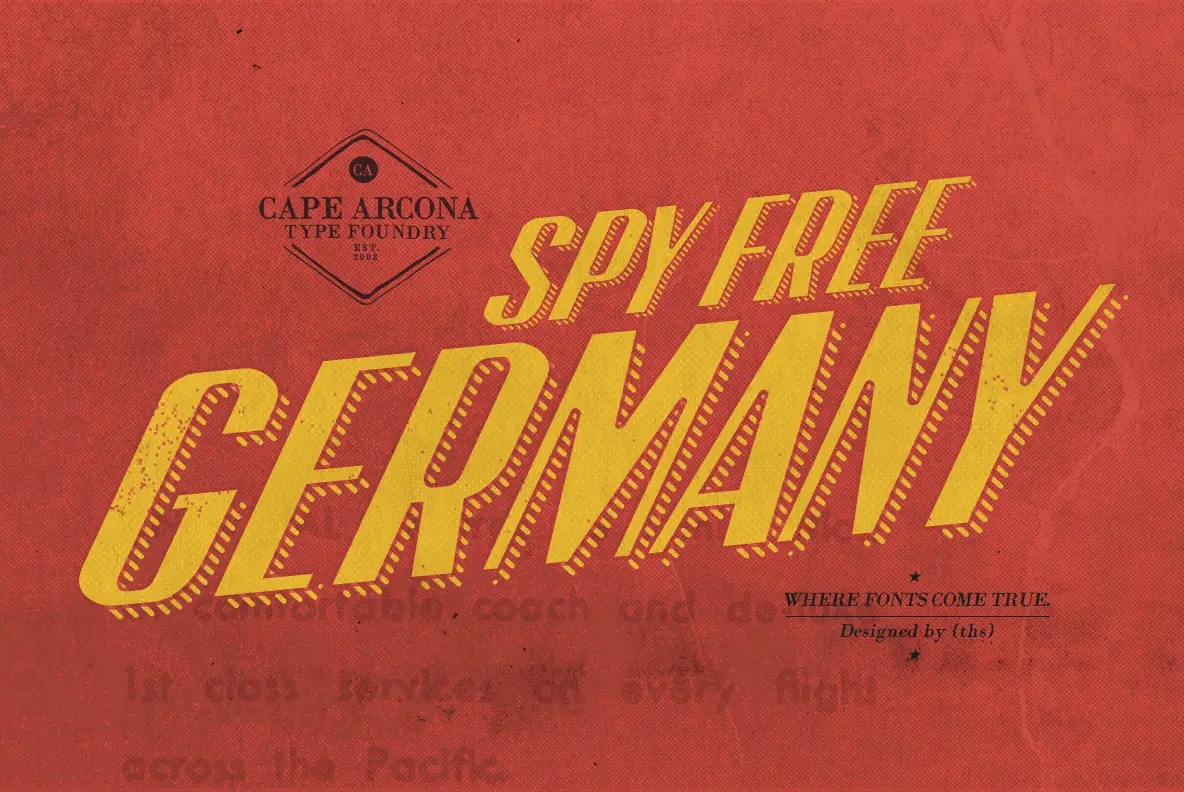 CA Spy Royal Font - FontPath