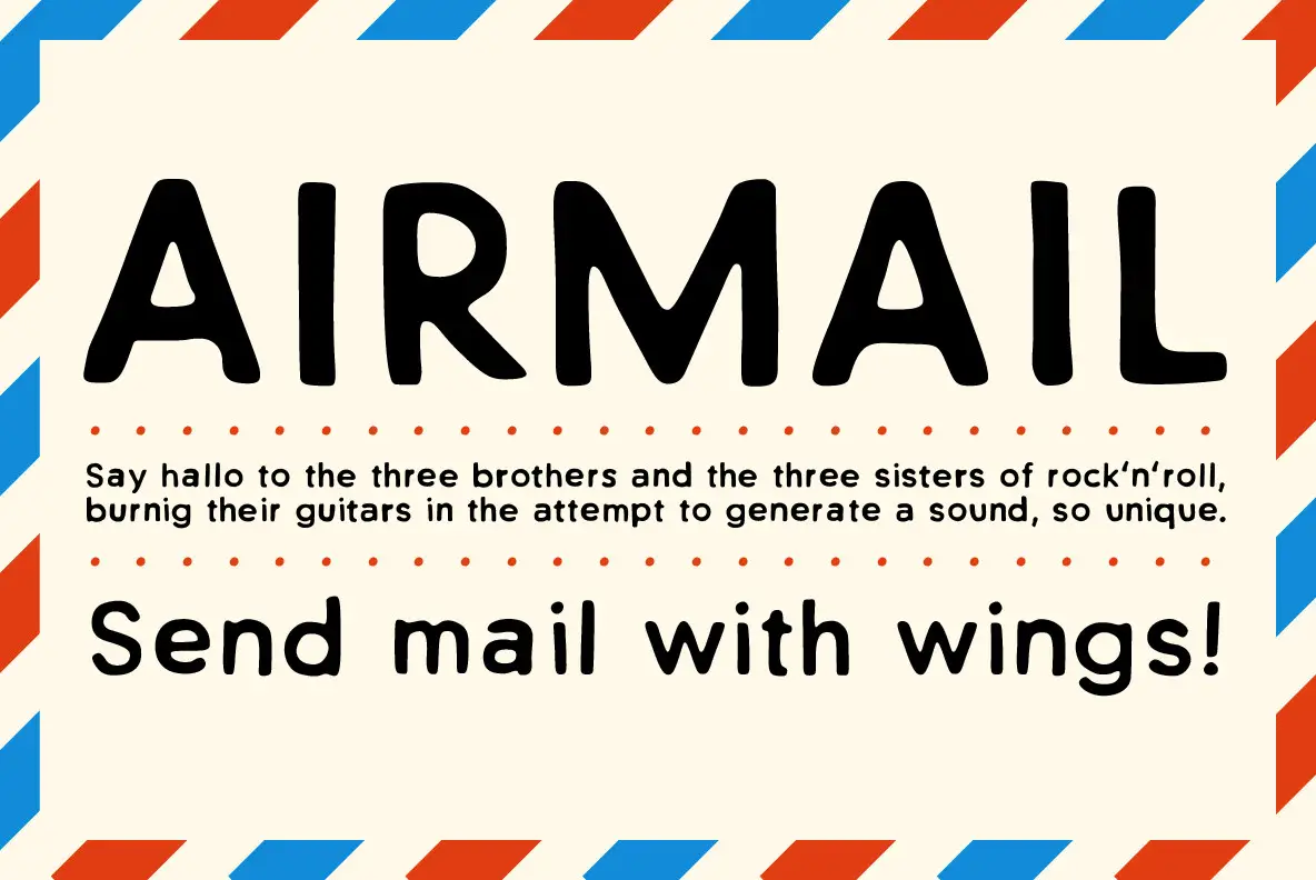 CA Postal Font - YouWorkForThem