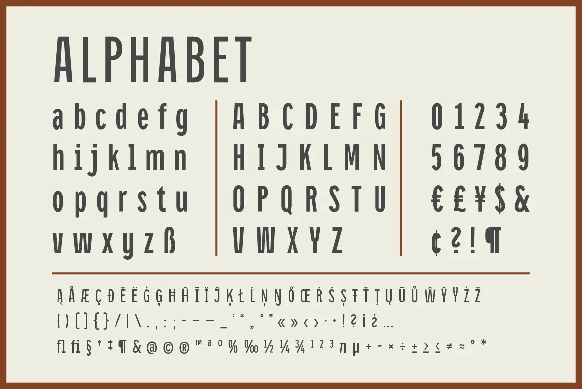 CA Oskar Compressed Font - FontPath