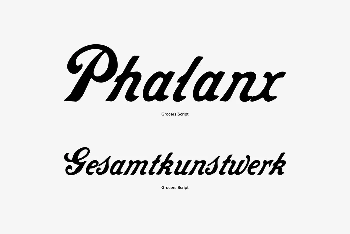 Grocers Script Font - FontPath