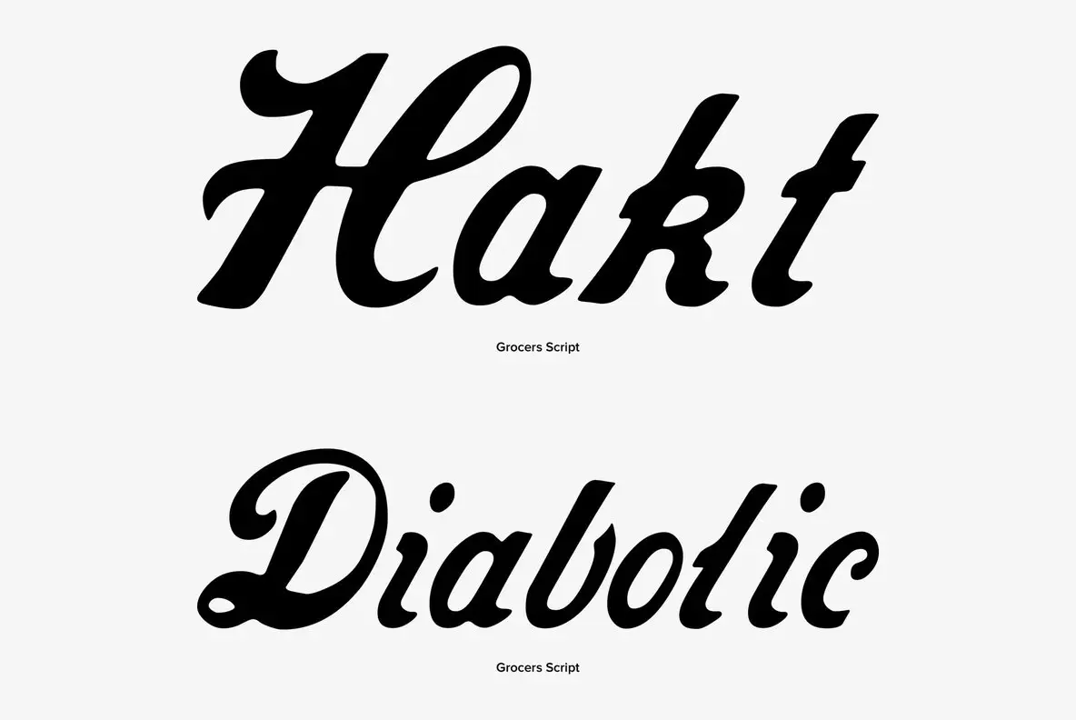 Grocers Script Font - YouWorkForThem