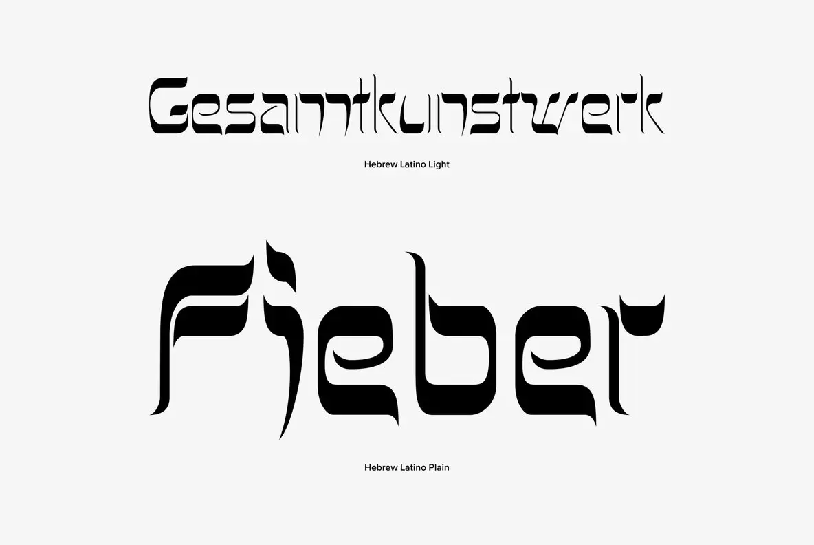 Hebrew Latino Font - FontPath