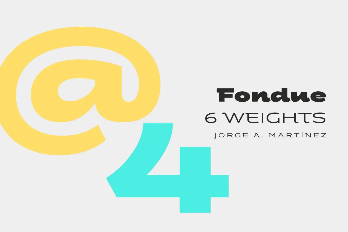 Fondue Font - YouWorkForThem