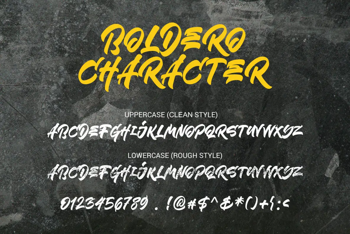 Boldero Brush Font - FontPath