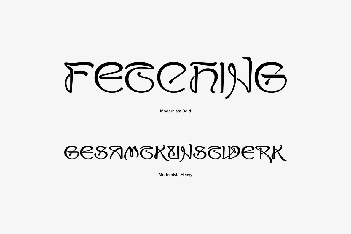 Modernista Font - YouWorkForThem