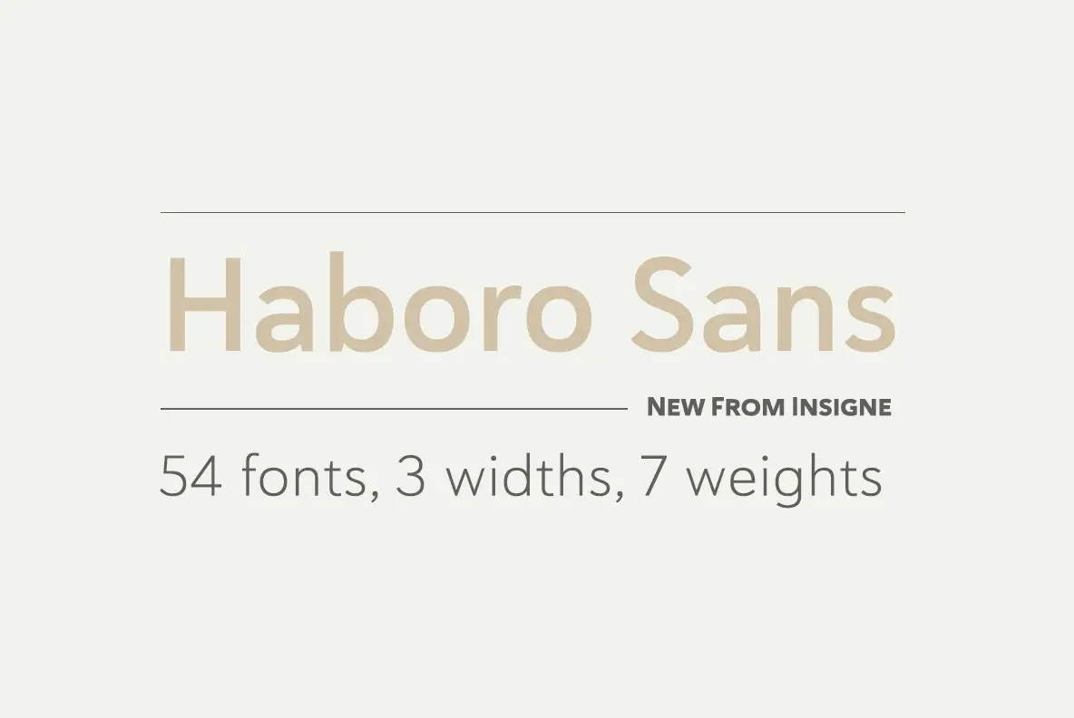 Haboro Sans Font - YouWorkForThem