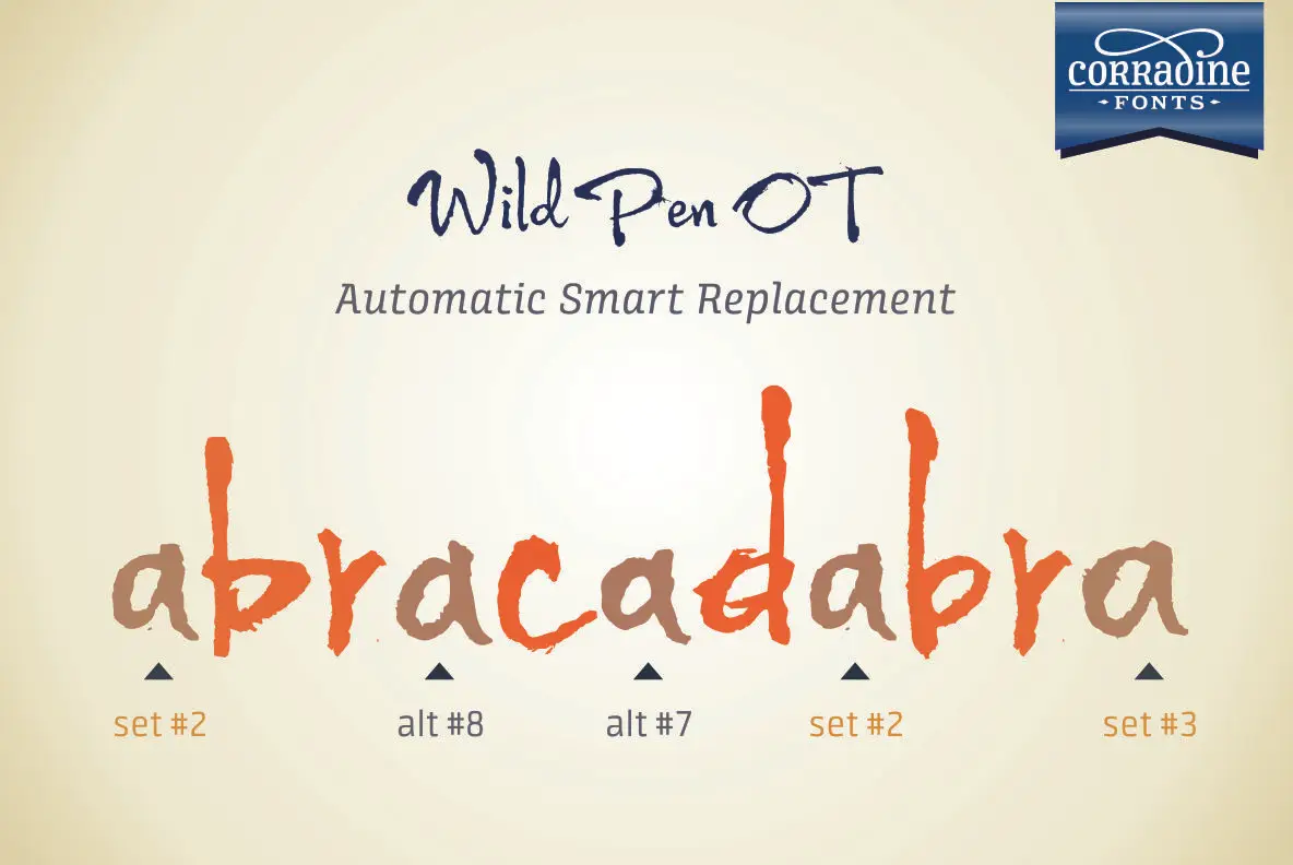 Wild Pen OT Font - FontPath