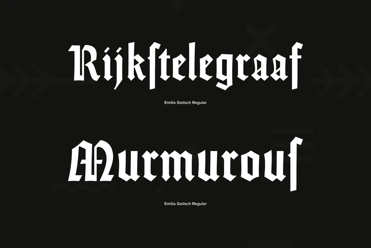 Emilia Gotisch Font - FontPath