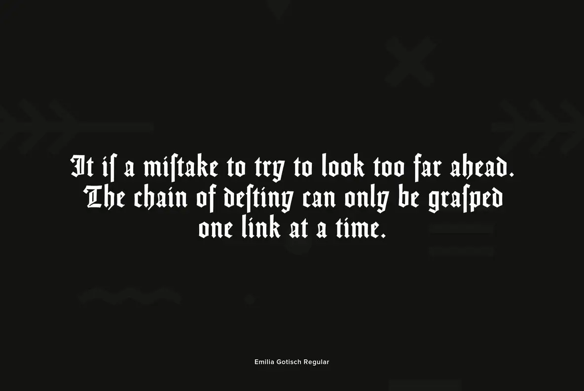 Emilia Gotisch Font - FontPath