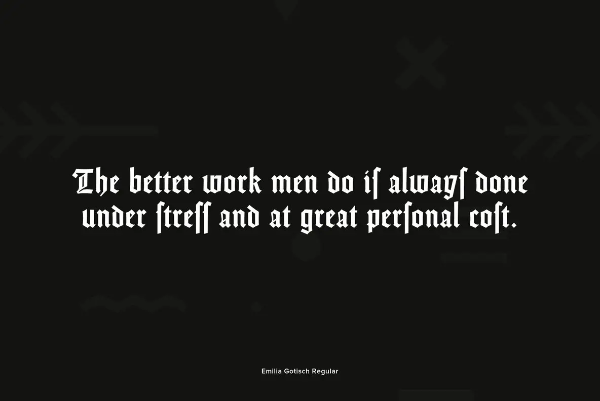 Emilia Gotisch Font - FontPath