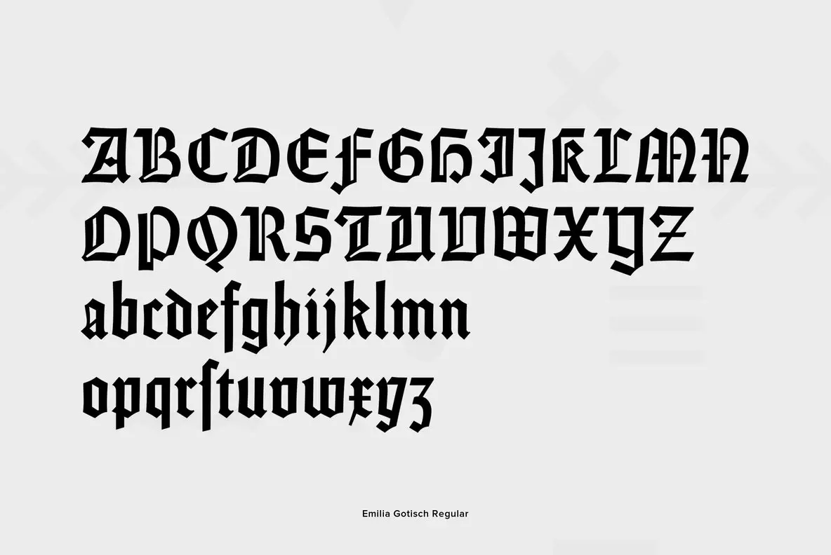 Emilia Gotisch Font - FontPath