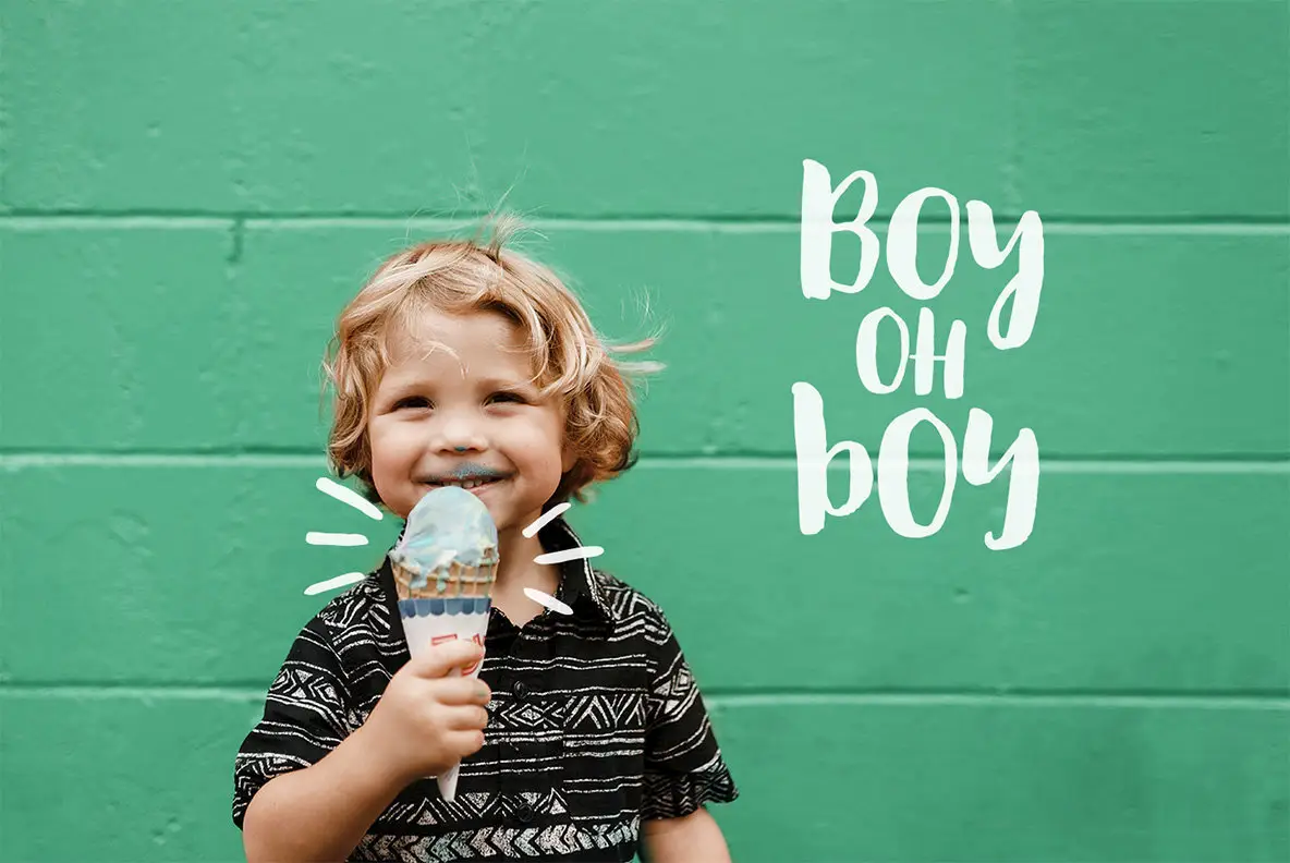 August Boy Font - FontPath