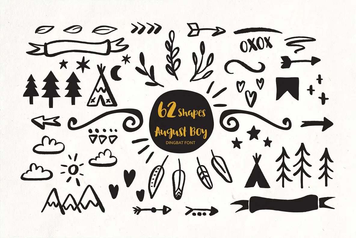 August Boy Font - YouWorkForThem