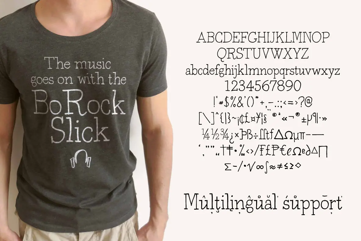 BoRock Font - YouWorkForThem