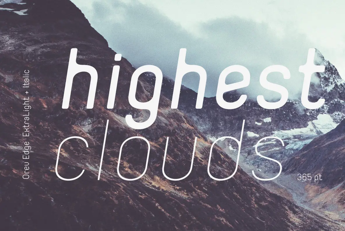 Orev Edge Font - FontPath