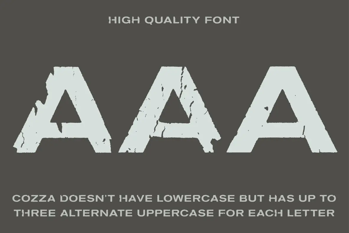 Cozza Font - YouWorkForThem