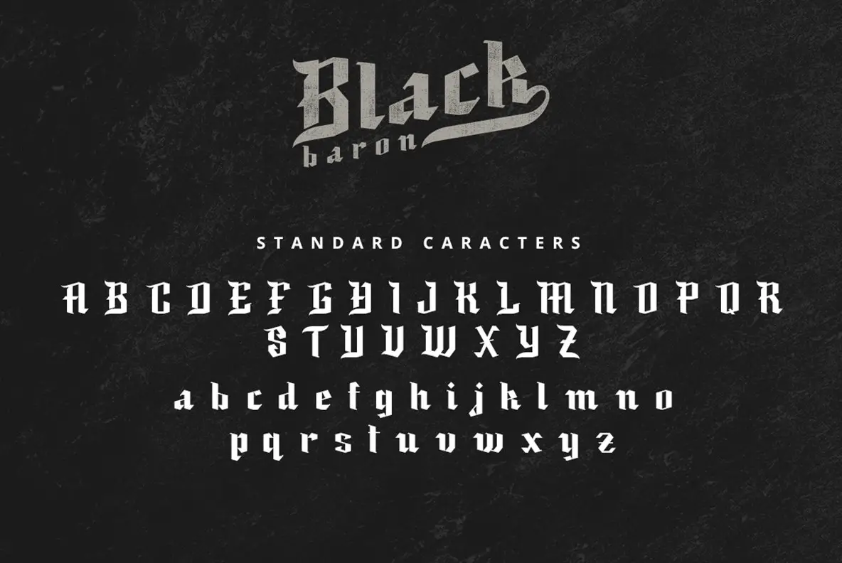 Black Baron Font - YouWorkForThem