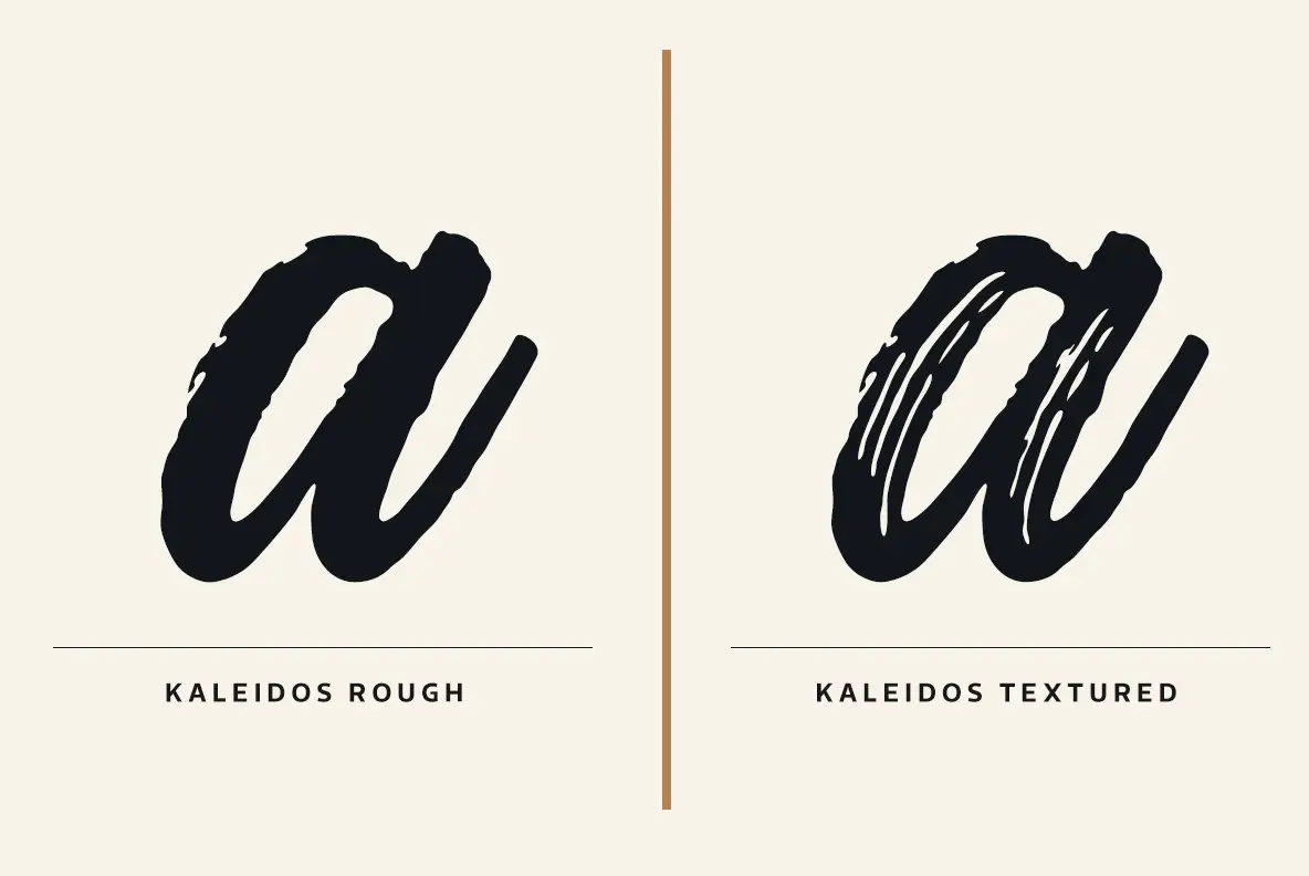 Kaleidos Rough Font - FontPath