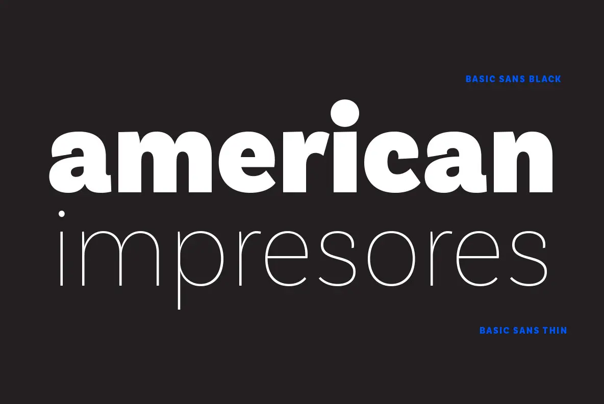 Basic Sans Narrow Font - YouWorkForThem