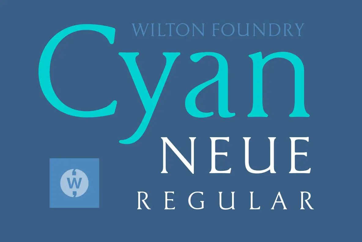 Cyan Neue Font - FontPath