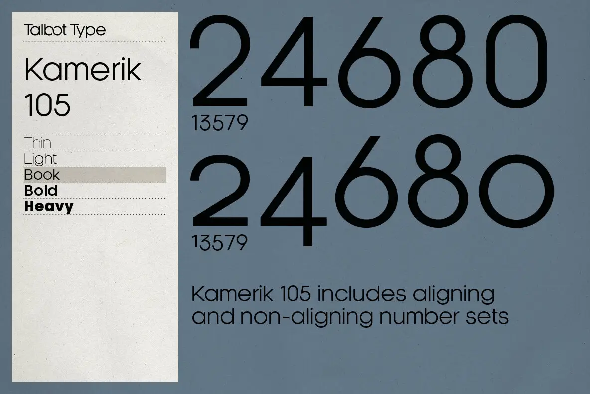 Kamerik 105 Font - FontPath
