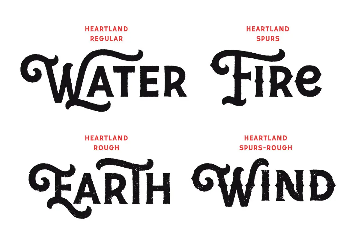 Heartland Font - FontPath