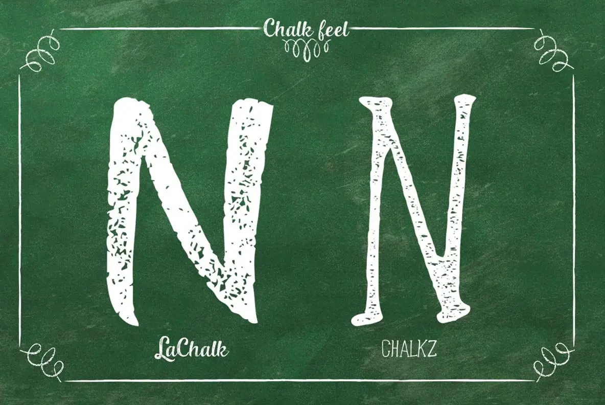 LaChalk Font - YouWorkForThem