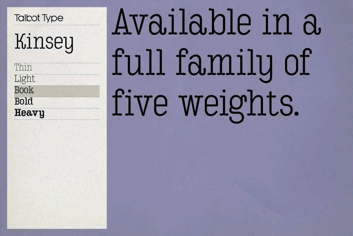 Kinsey Font - YouWorkForThem