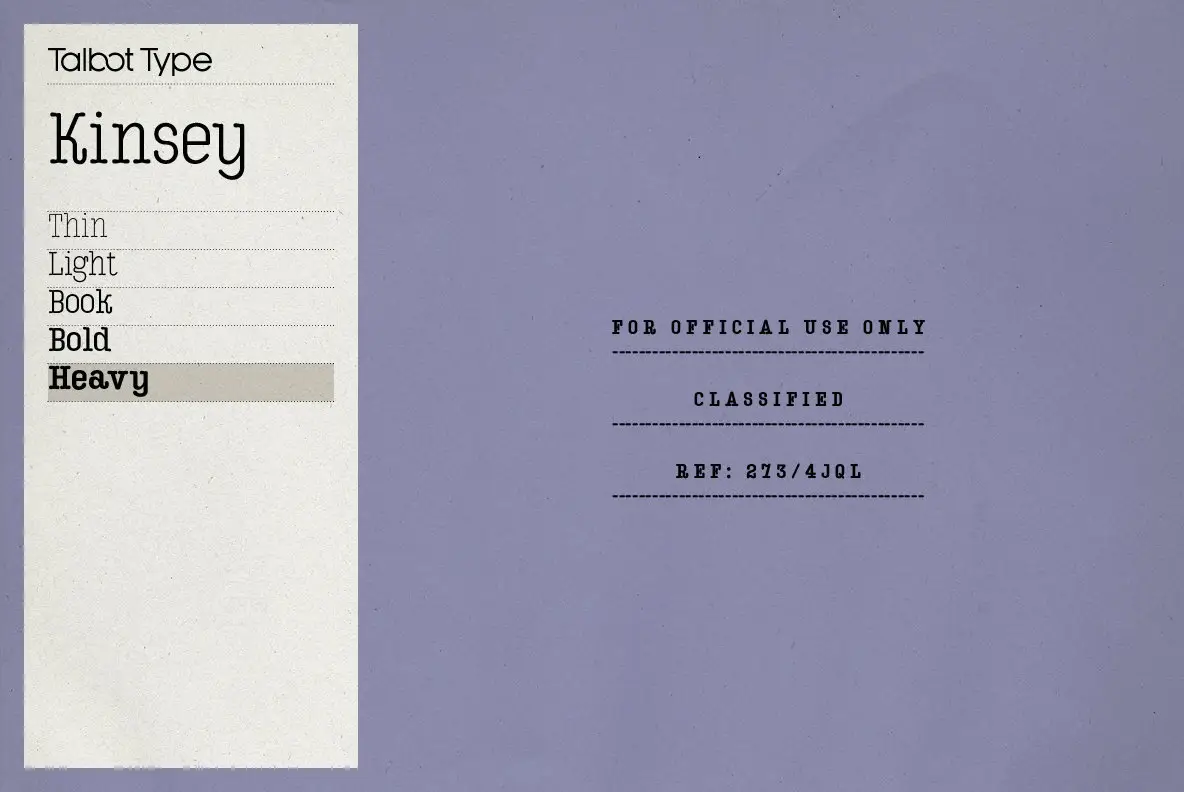 Kinsey Font - YouWorkForThem