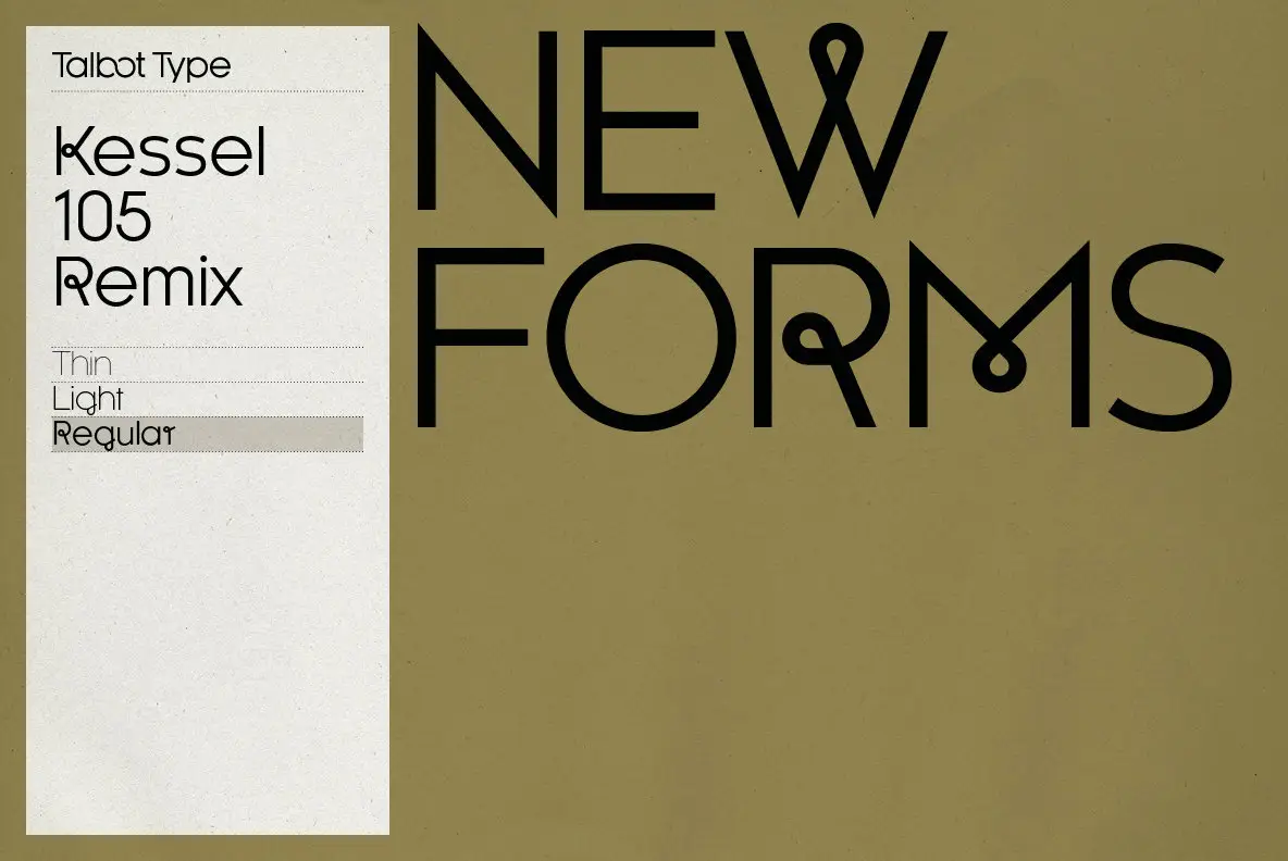 Kessel 105 Remix Font - FontPath
