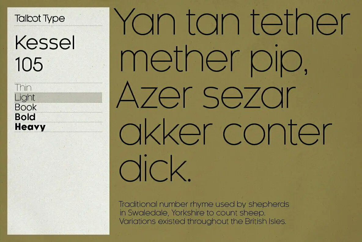 Kessel 105 Font - FontPath