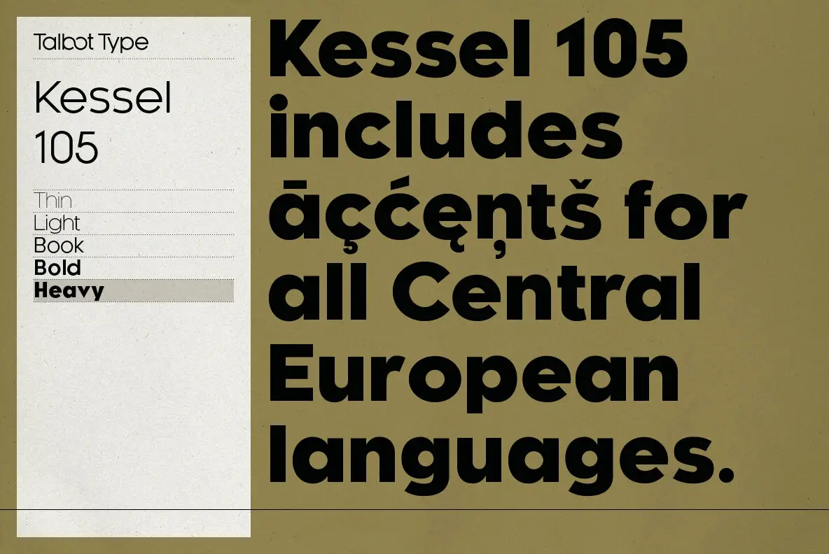 Kessel 105 Font - YouWorkForThem