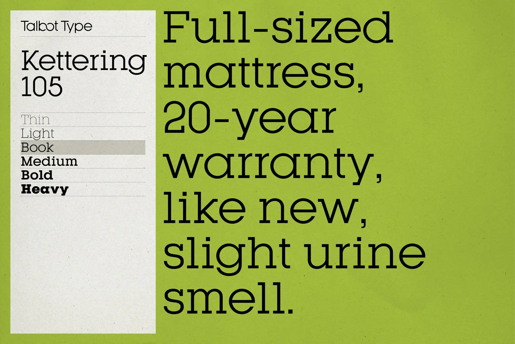 Kettering 105 Font - YouWorkForThem