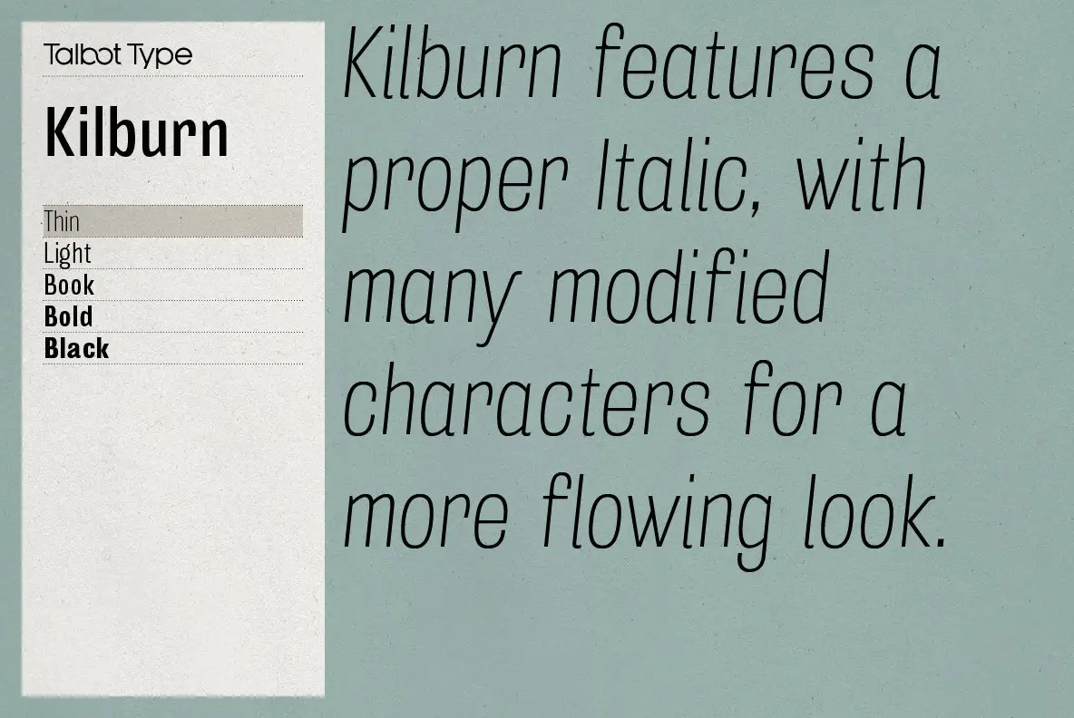 Kilburn Font - YouWorkForThem